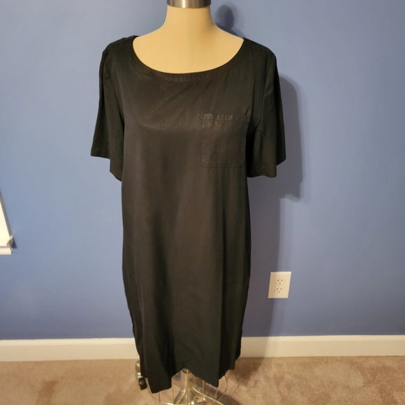 LOFT | Dresses | Loft Ss Woven Black Dress | Poshmark